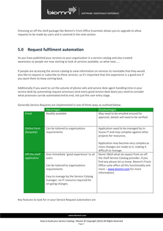 How to-build-a-service-catalog | PDF