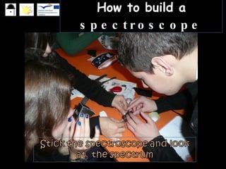 How To Build A Spectroscope | PPT | Physics | Science