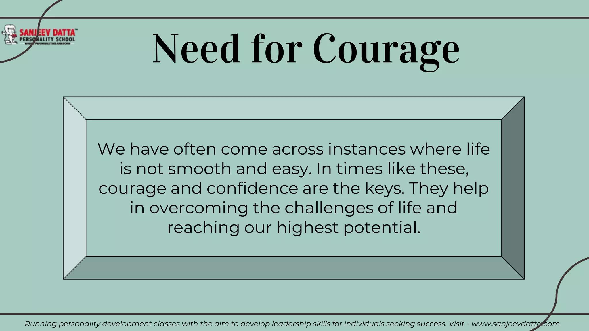 How to Build Courage and Confidence? | PPTX