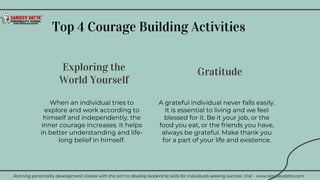 How to Build Courage and Confidence? | PPTX | Mental Health | Diseases ...