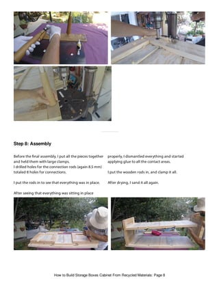 How to build storage boxes cabinet from recycled m | PDF