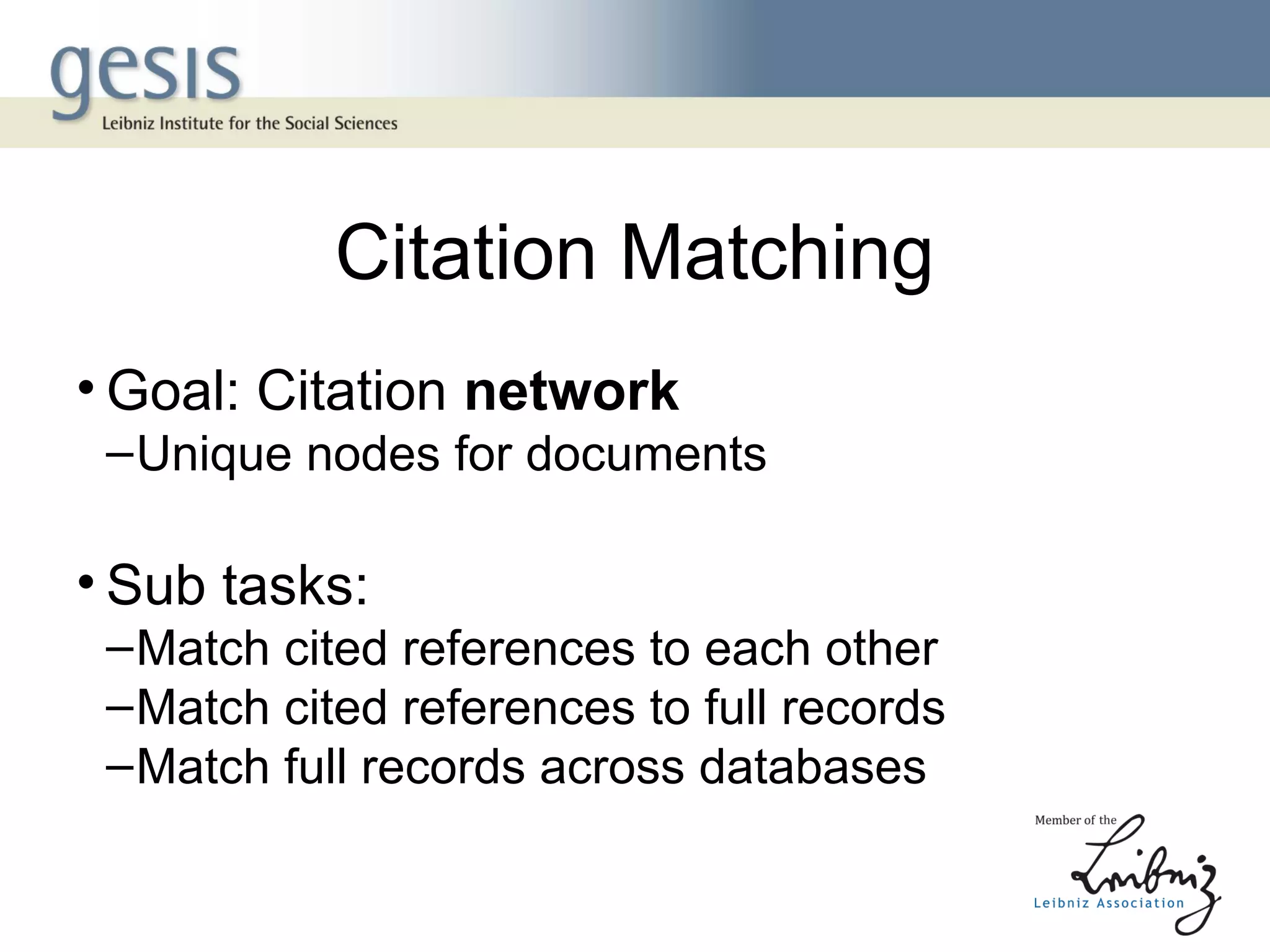 How to build your own citation index | PPT