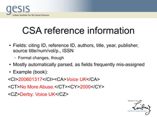 How to build your own citation index | PPT