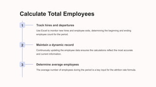 How to Calculate Attrition Rate in Excel | PPTX