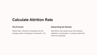 How to Calculate Attrition Rate in Excel | PPTX