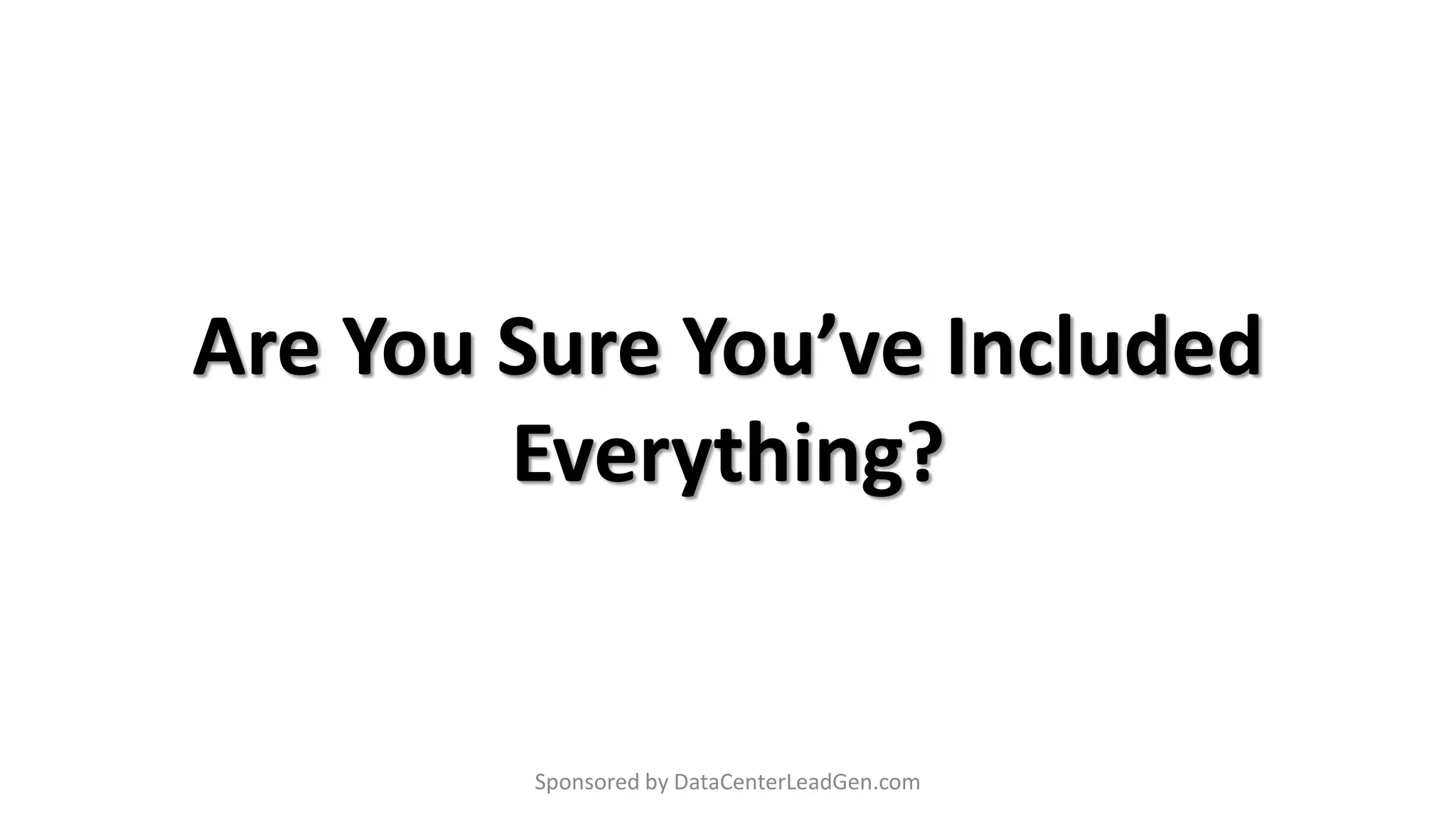 How to Calculate Data Center TCO (SlideShare) | PDF