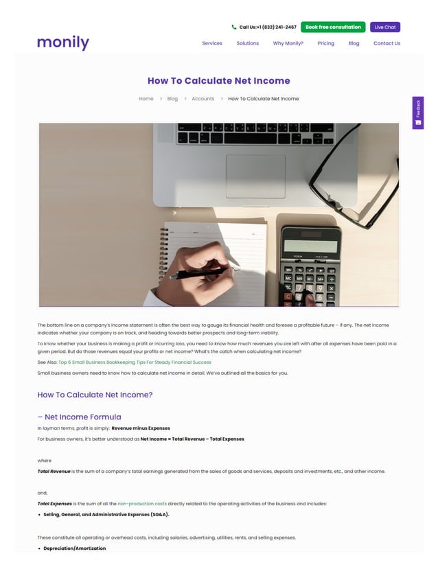 How To Calculate Net Income | PDF