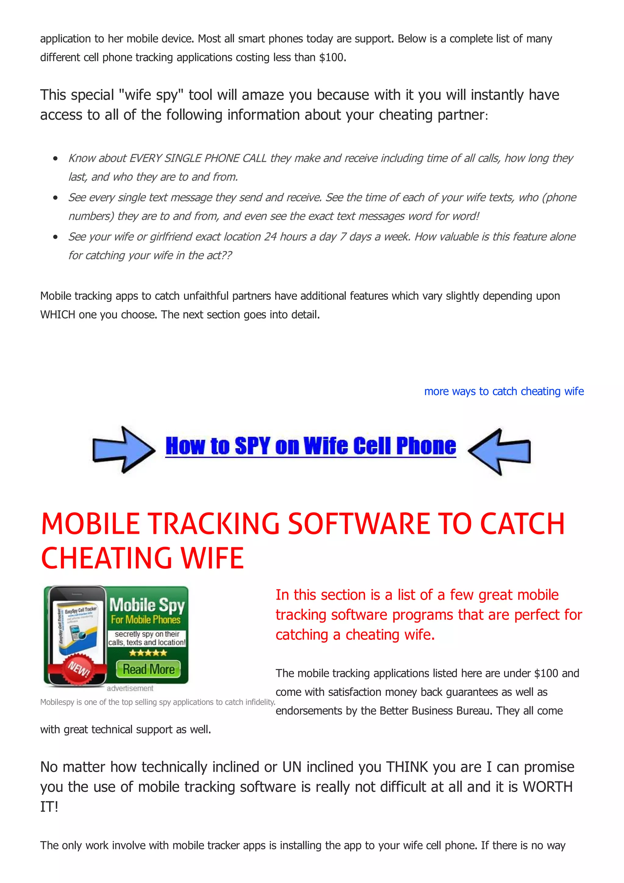 How to-catch-cheating-wife | PDF