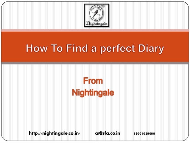 How To Choose A Perfect Diary