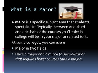 How to choose a major (US) | PPTX