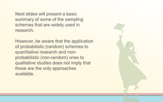 How to choose a sample | PPTX