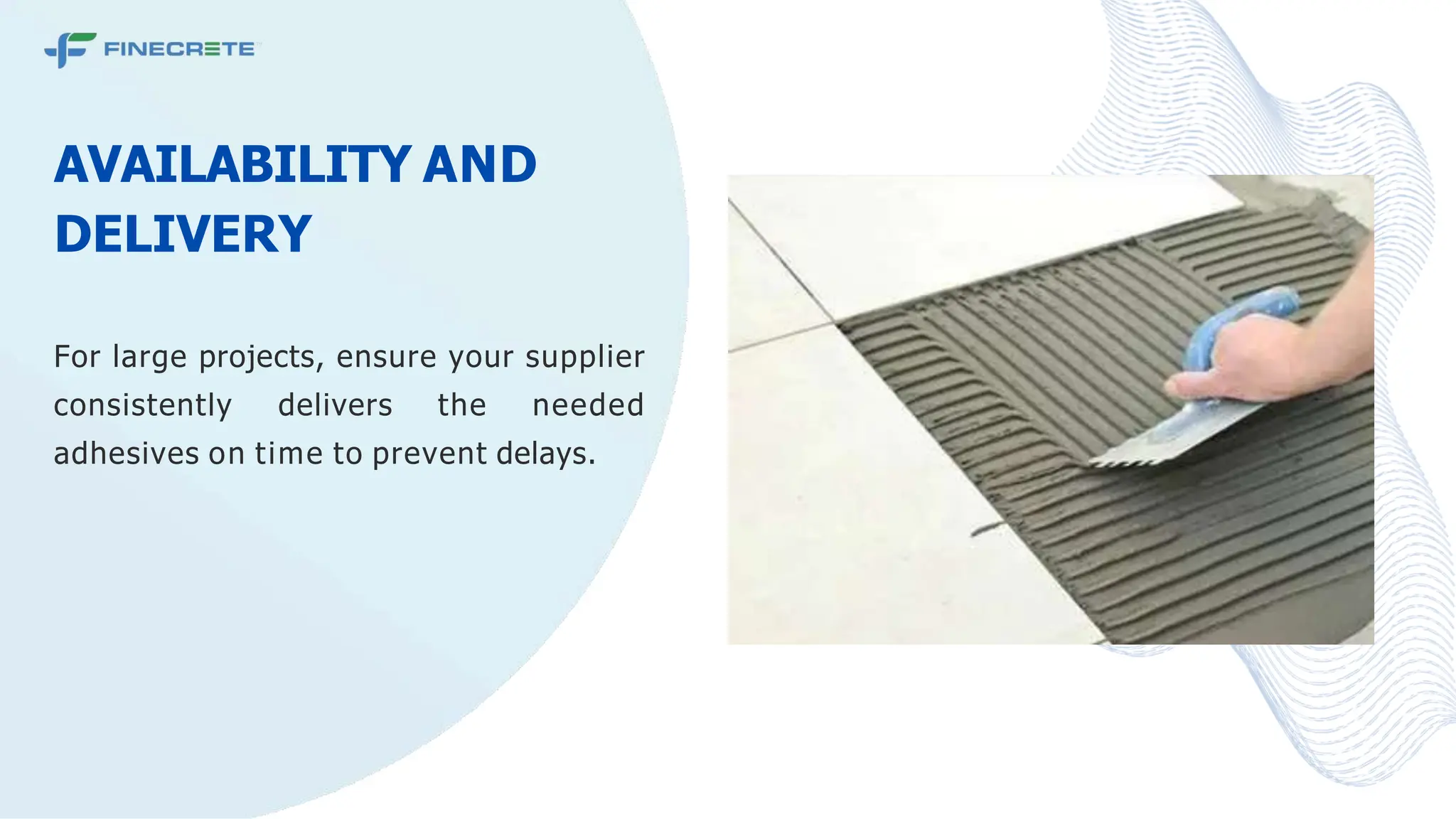 How To Choose The Best Tile Adhesive Supplier? | PPT