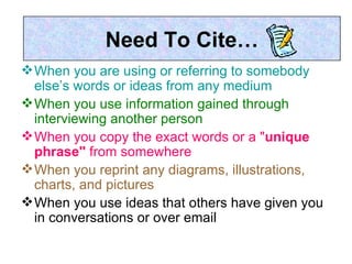 How To Cite 101 | PPT