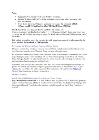 How to Clear VRChat Cache | DOCX