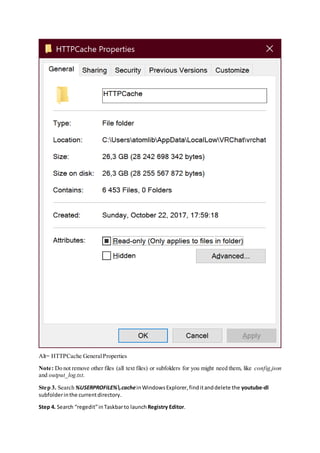 How to Clear VRChat Cache | DOCX