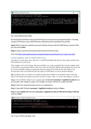 How to Clear VRChat Cache | DOCX