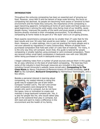 How to-compost | PDF | Food Movements | Food & Drink