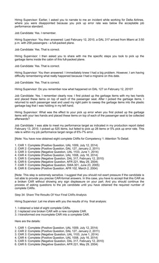 How to-conduct-behavioral-event-interviews | DOC | Resume Writing and ...