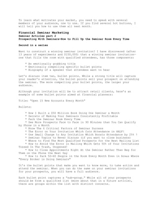 How to-conduct-seminar-marketing | PDF