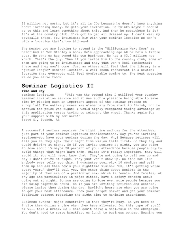 How to-conduct-seminar-marketing | PDF