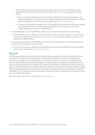 How to configure IBM iSeries event collection with Audit and GFI EventsManager | PDF