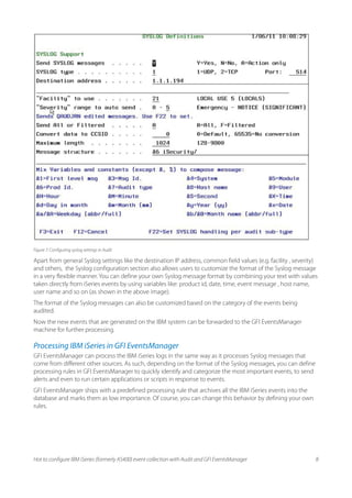 How to configure IBM iSeries event collection with Audit and GFI ...