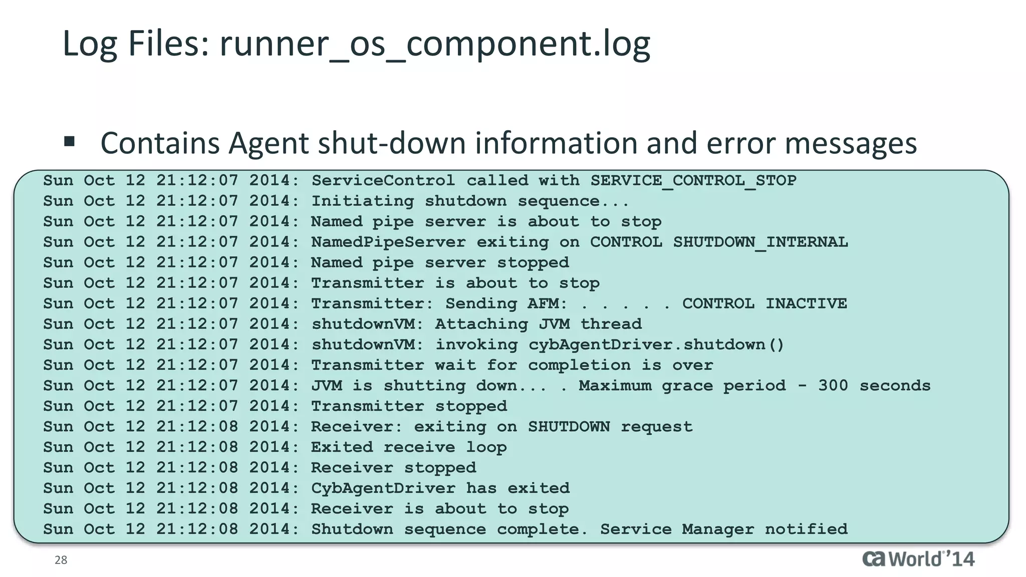 How To Configure The Ca Workload Automation System Agent Agentparmtxt