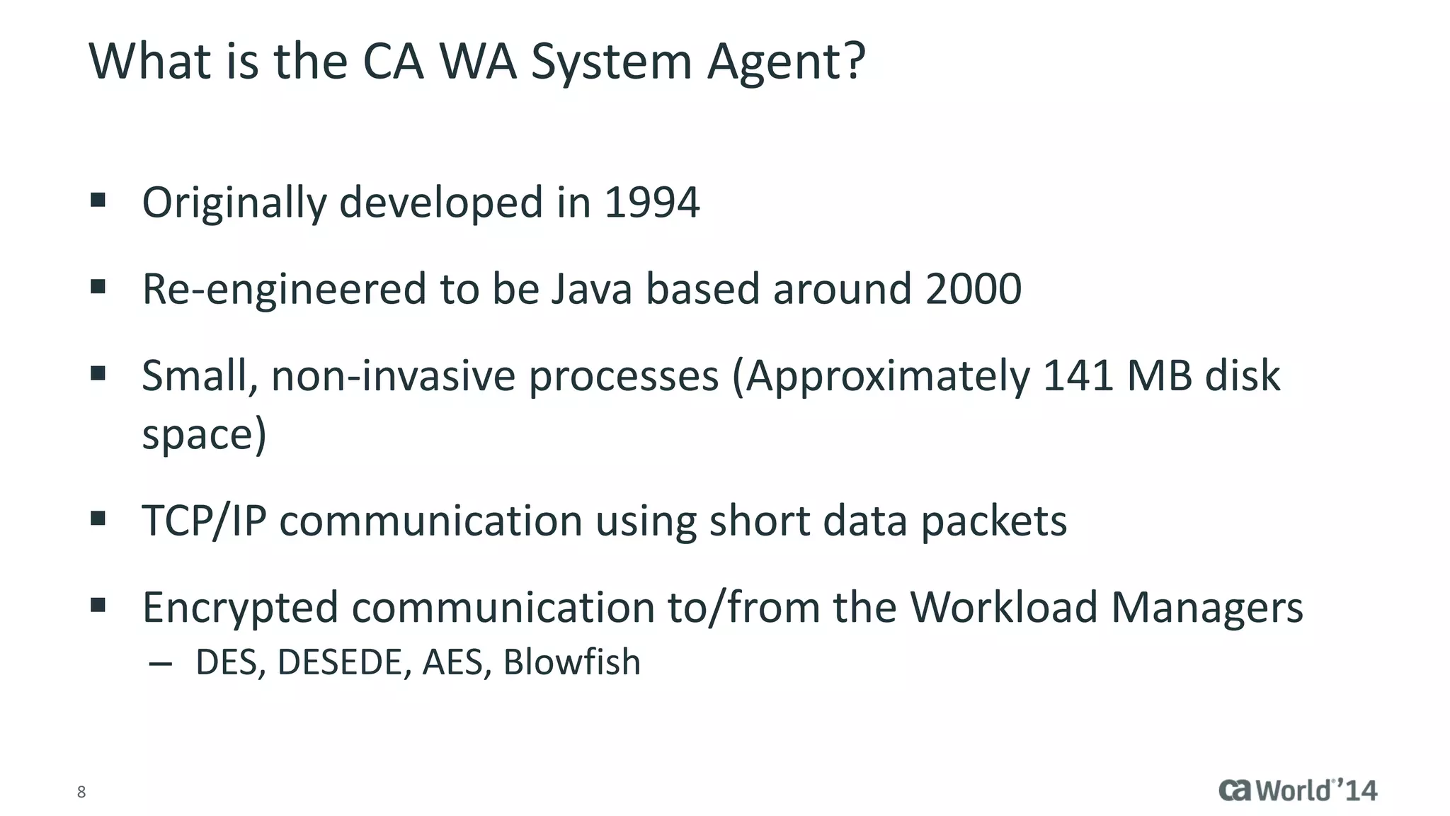 How To Configure The Ca Workload Automation System Agent Agentparmtxt