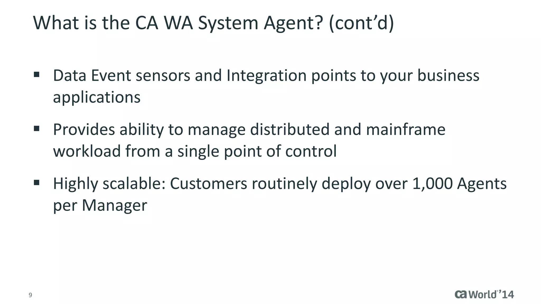 How To Configure The Ca Workload Automation System Agent Agentparmtxt