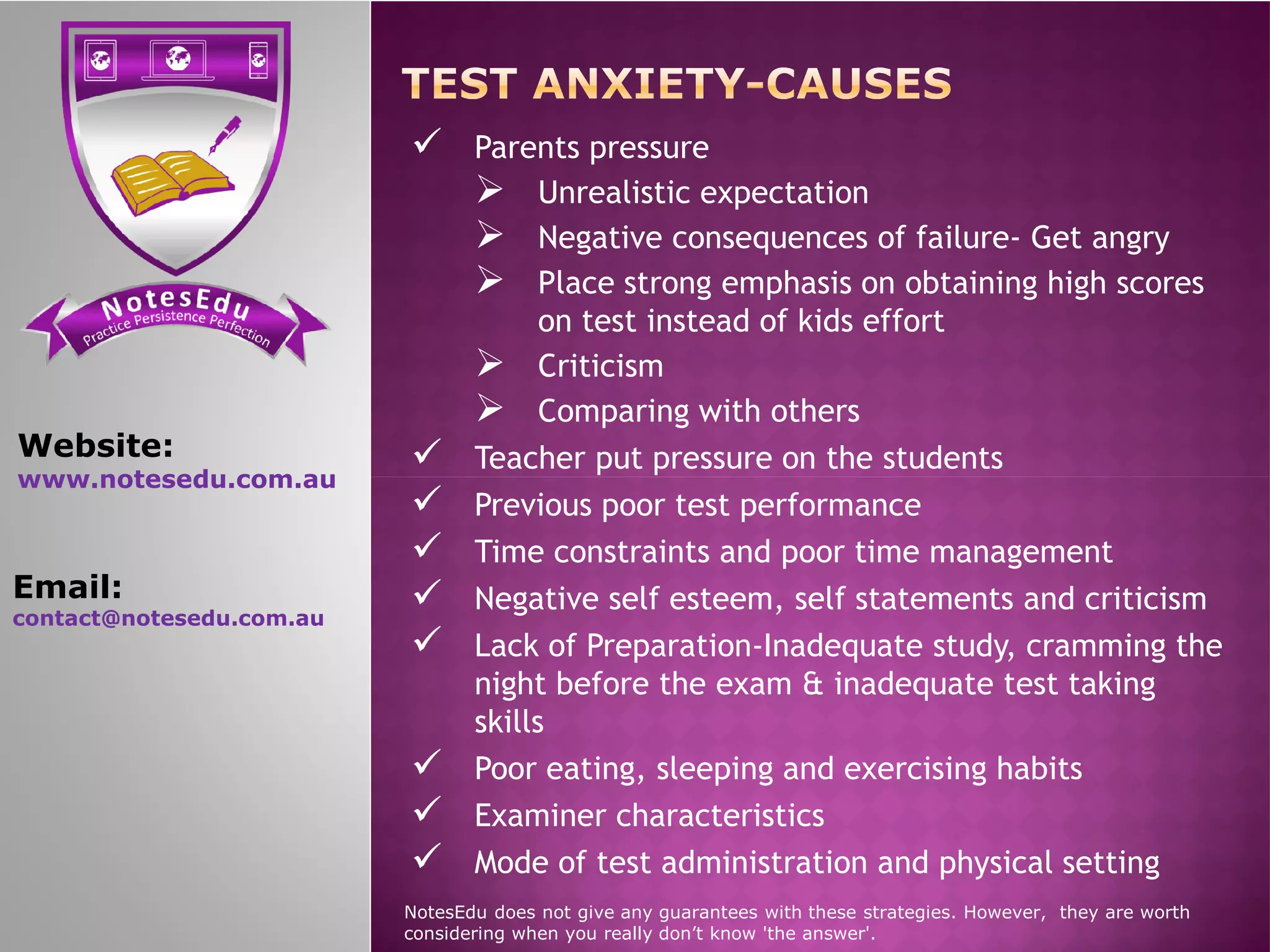 How to-conquer selective test anxiety | PPT