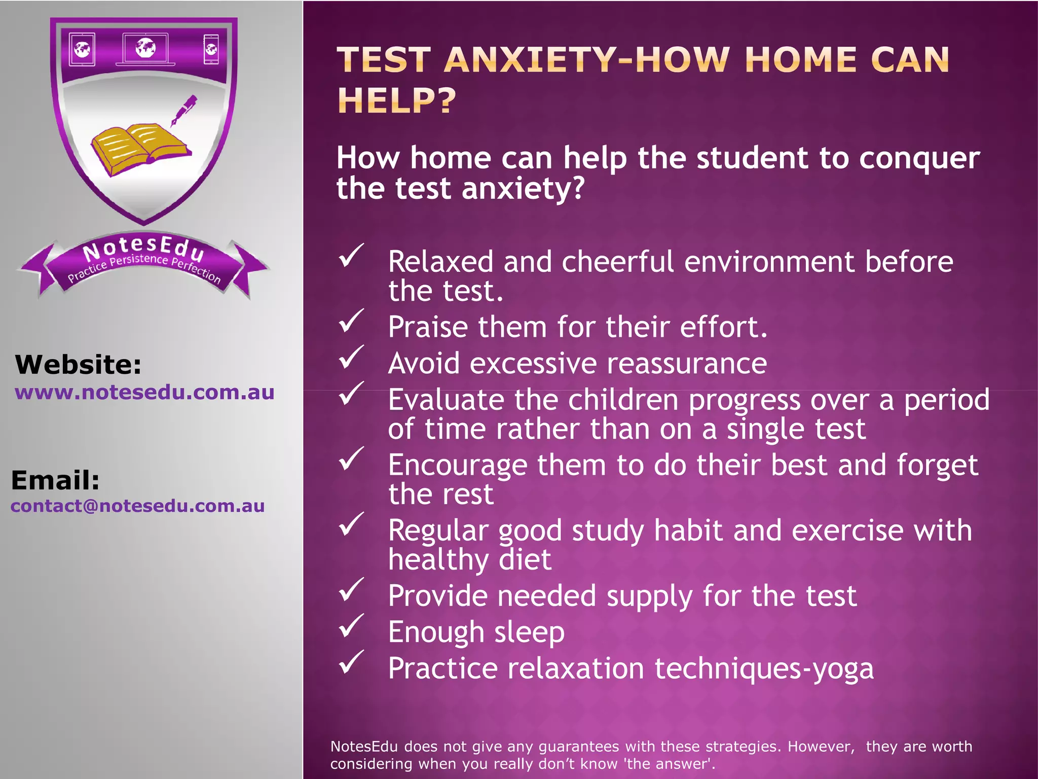 How to-conquer selective test anxiety | PPT