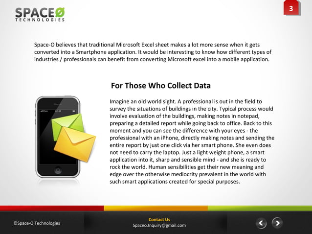 Convert Excel Spreadsheet into Mobile iPhone Android App | PPT Convert Excel Spreadsheet into Mobile iPhone Android App | PPT