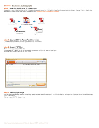 How To Convert Pdf To Power Point | PDF