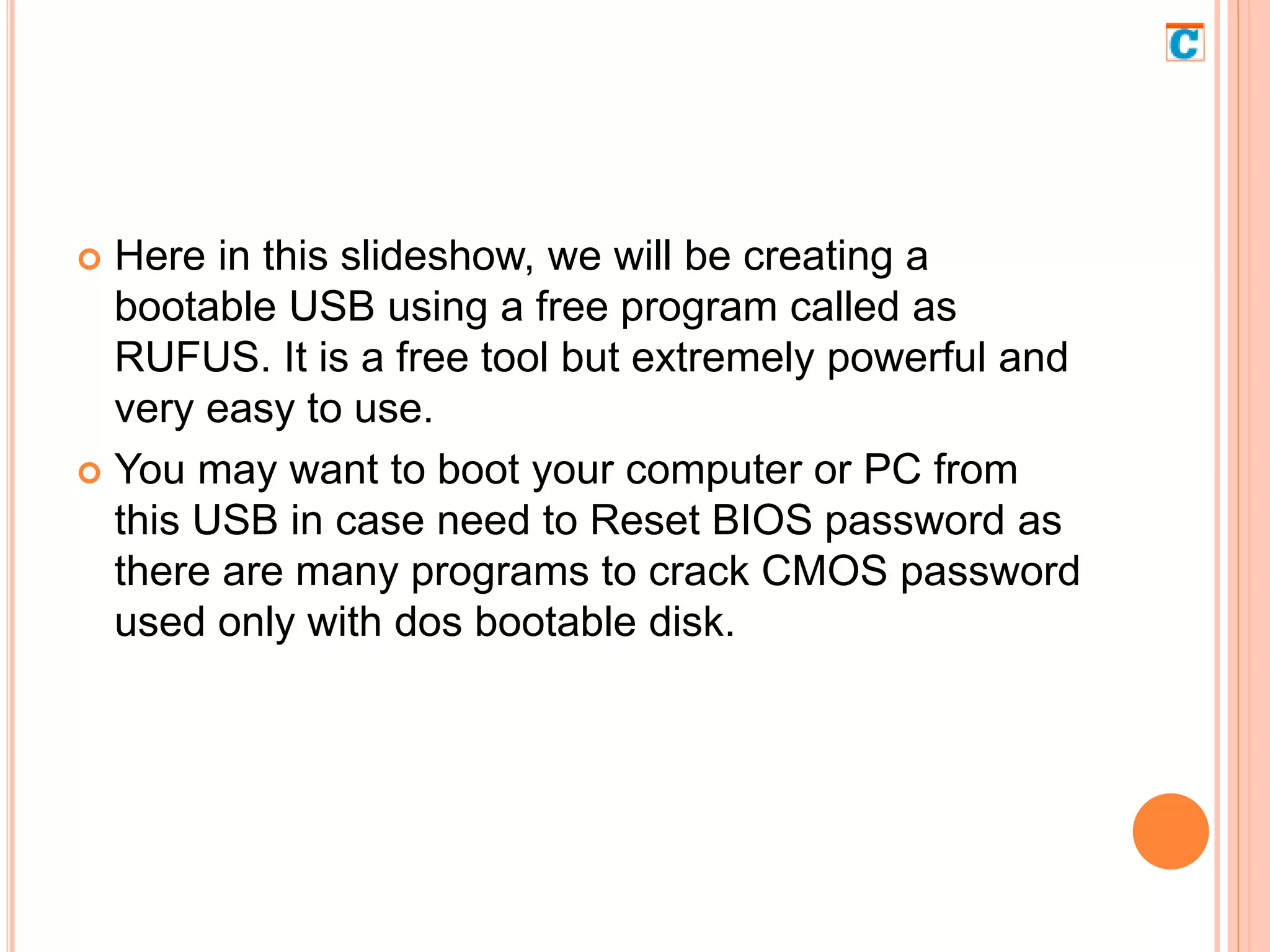 How to-create-a-dos-bootable-usb-pendrive | PPTX