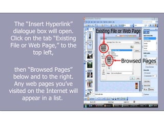 How To Create a Hyperlink in Microsoft Office PowerPoint | PPT