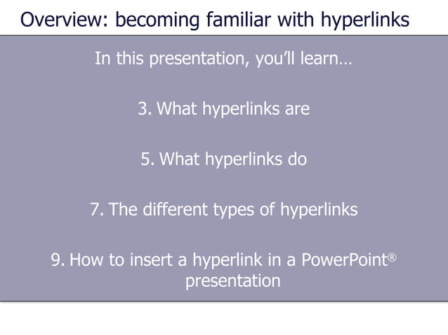 How To Create a Hyperlink in Microsoft Office PowerPoint | PPT
