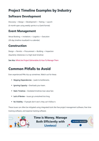 Project Timeline: How To Create One In 8 Simple Steps | PDF