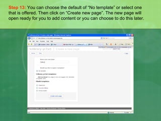 How To Create A Wiki | PPT