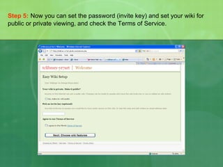 How To Create A Wiki | PPT