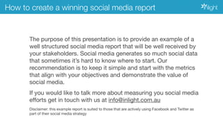 How to create a winning social media report | KEY