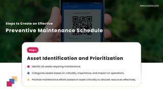 How to Create an Effective Preventive Maintenance Schedule? | PPT