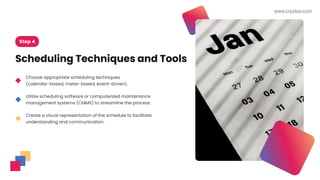 How to Create an Effective Preventive Maintenance Schedule? | PPT