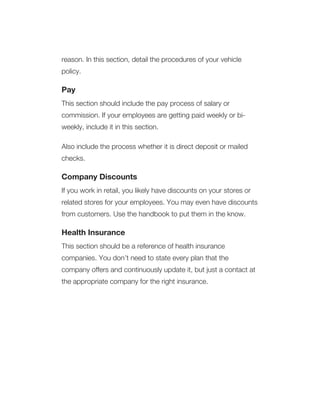How to-create-an-employee-handbook | PDF