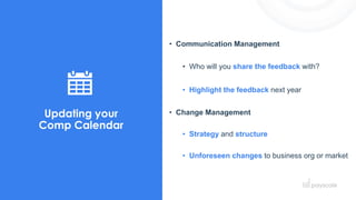 Webinar - How to Create and Maintain a Practical Compensation Calendar ...