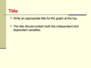 How to Create Bar and Line Graphs | PPT