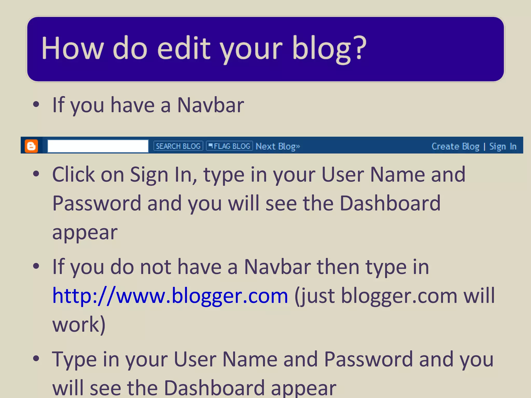 How To Create Blogs | PPT