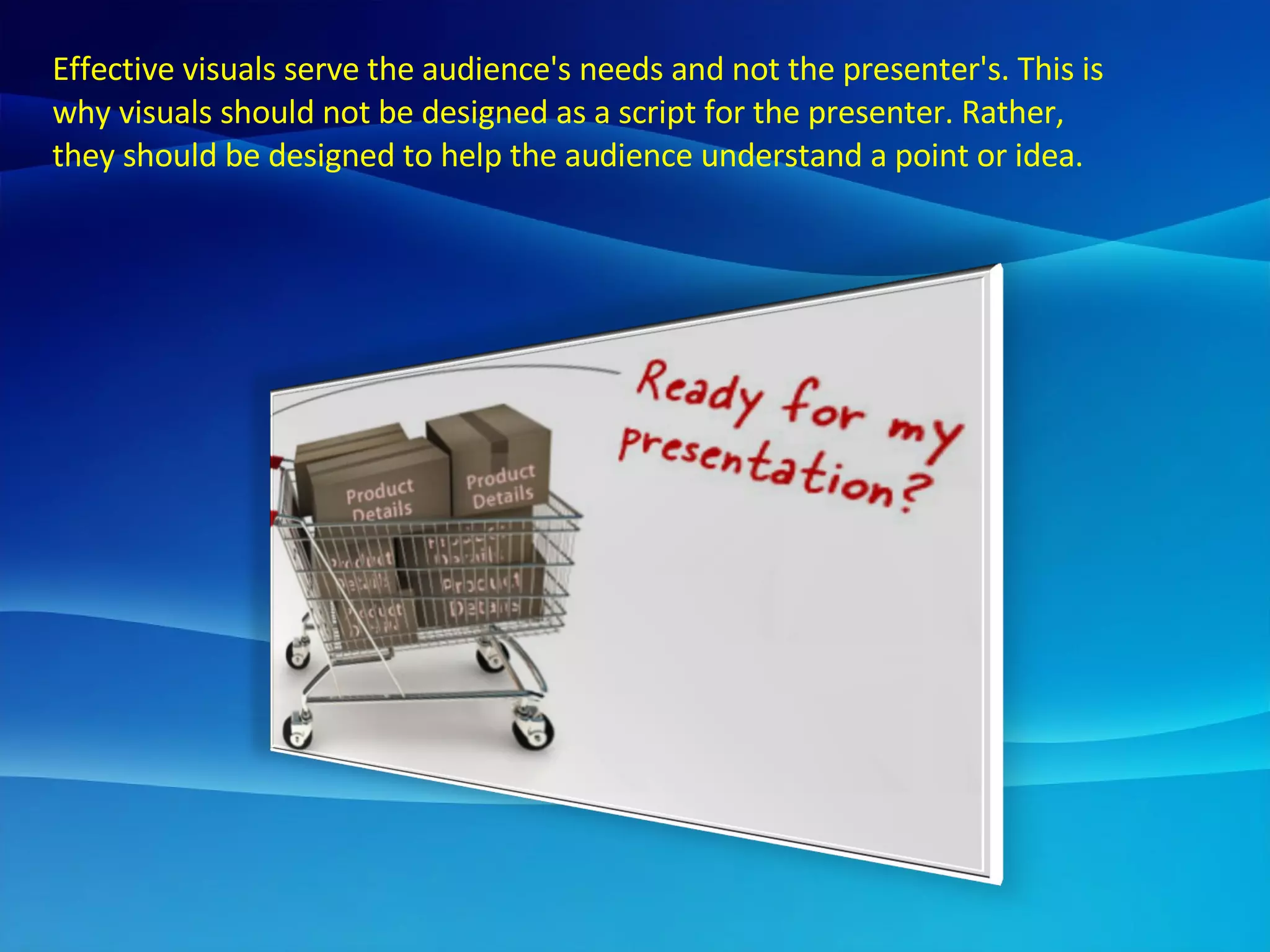 How To Create Effective Visuals | PPT