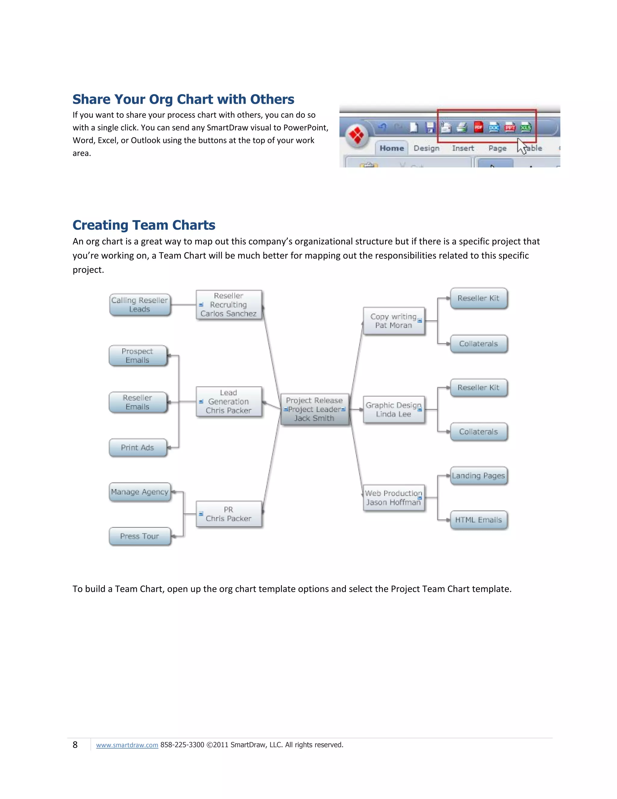 How to Create Org Charts with SmartDraw | PDF