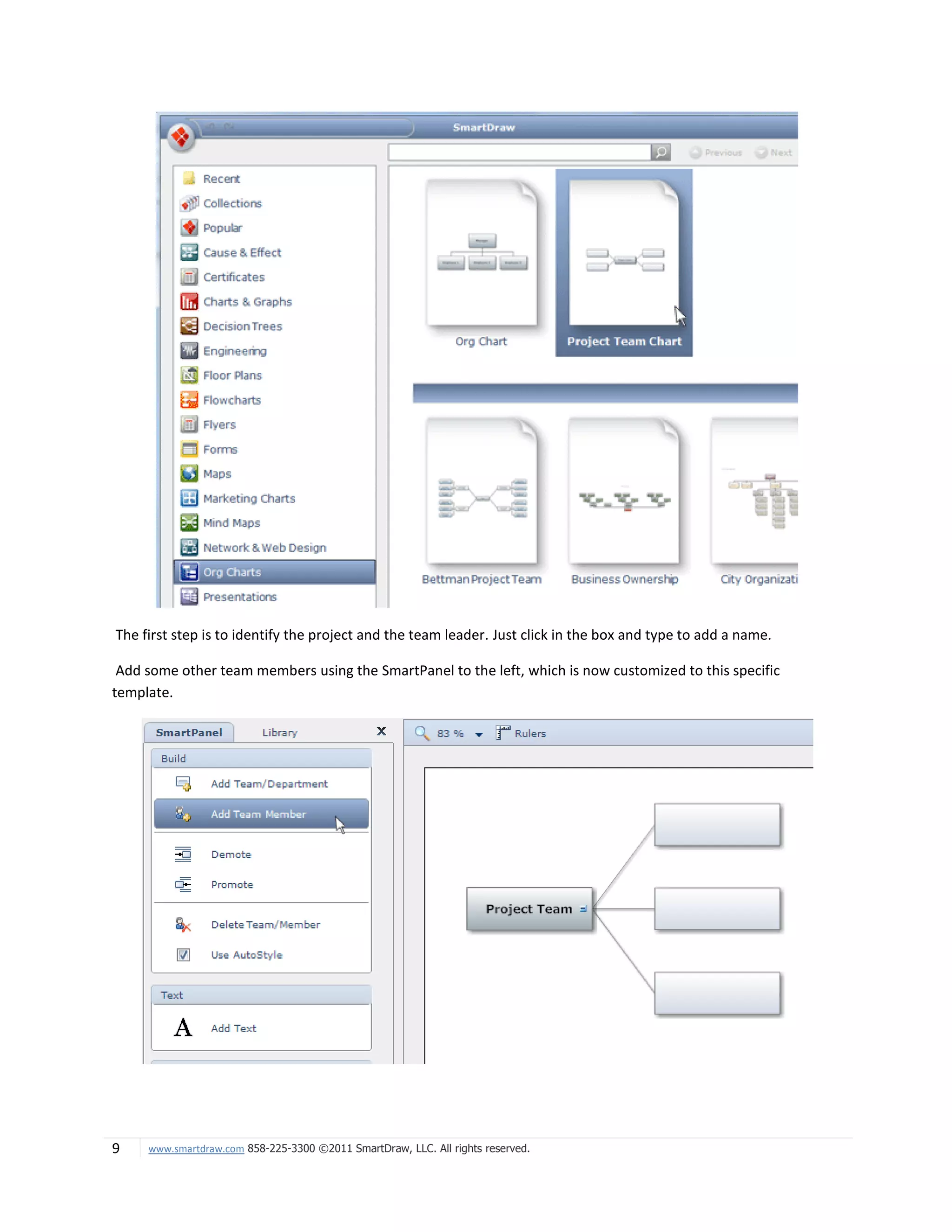 How to Create Org Charts with SmartDraw | PDF