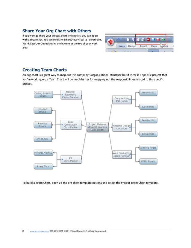 How to Create Org Charts with SmartDraw | PDF | Photo Editing Software | Computer Software and ...